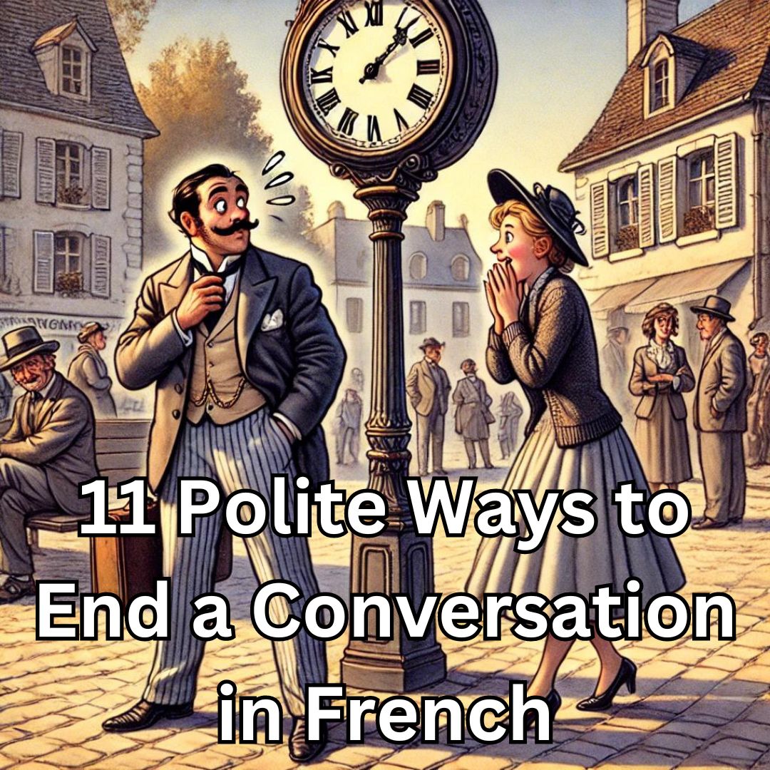 The Art of Ending Conversations in French: 11 Phrases for a Graceful Exit